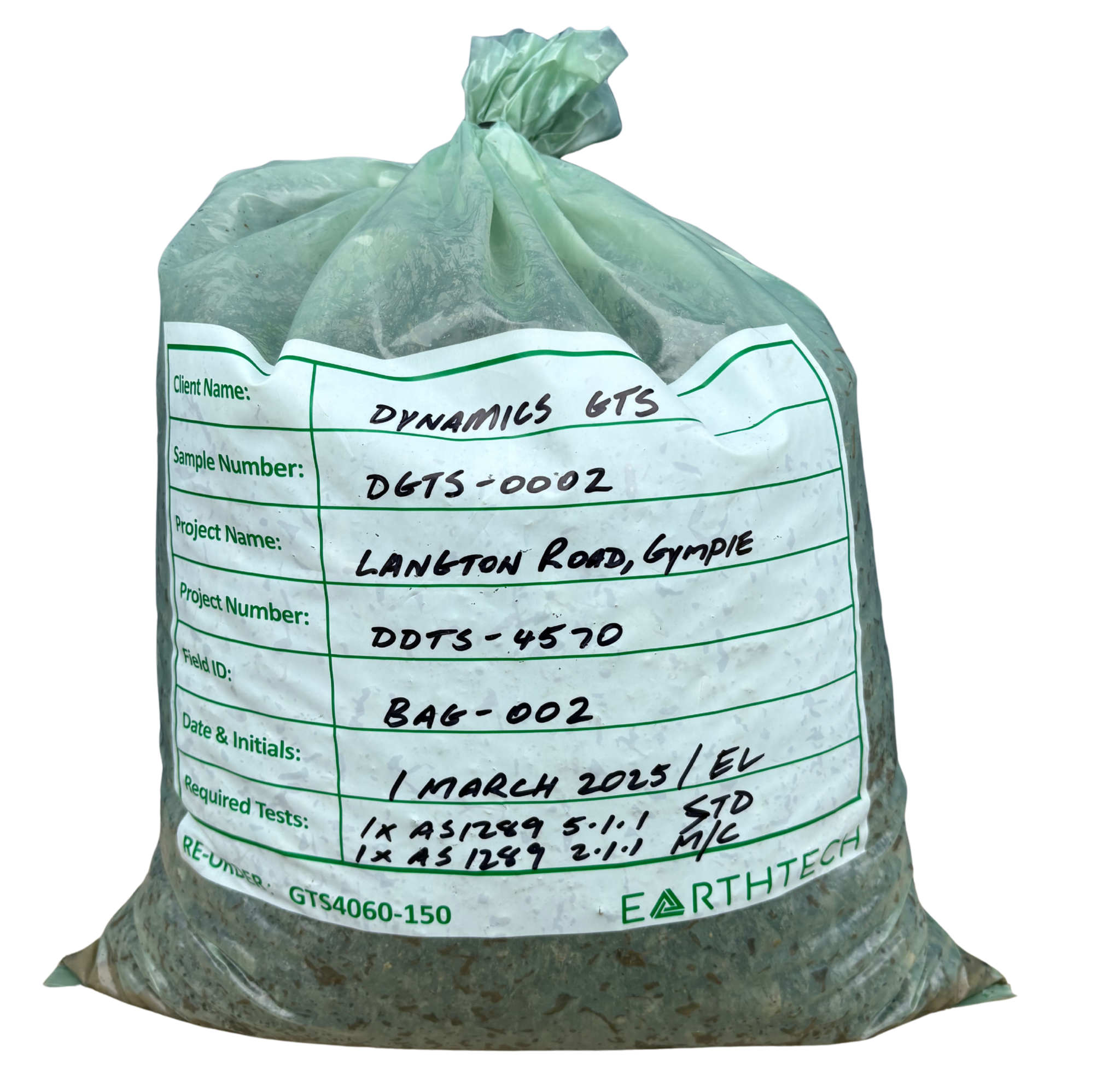 Drawstring Calico Sample Bags - Dynamics GTS