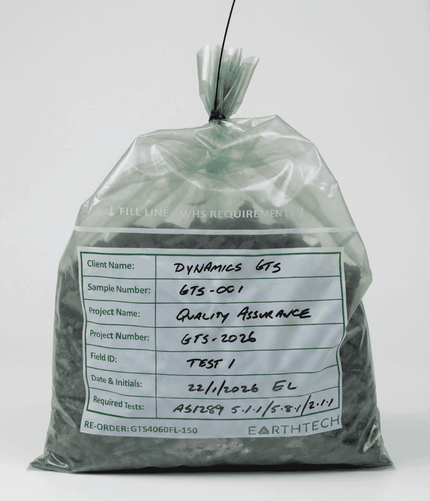 Soil Sample Bags - Geotech Polywoven | Dynamics GTS